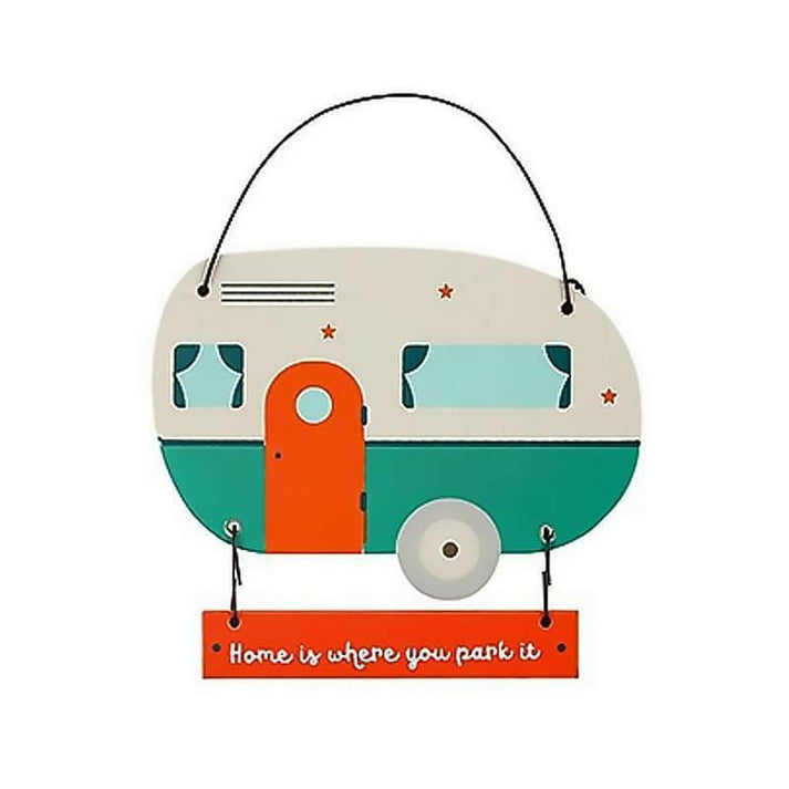 Campervan Caravan Holiday Hanging Sign Gift