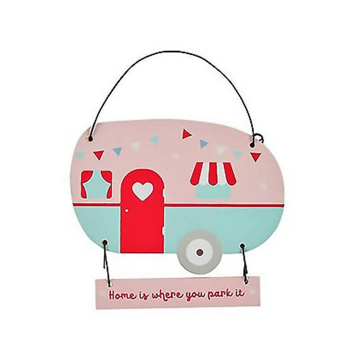Campervan Caravan Holiday Hanging Sign Gift