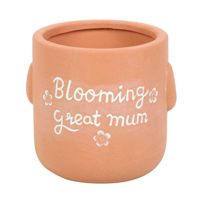 Sitting Plant Pot Friends - Blooming Great Mum - If Friends Were Flowers