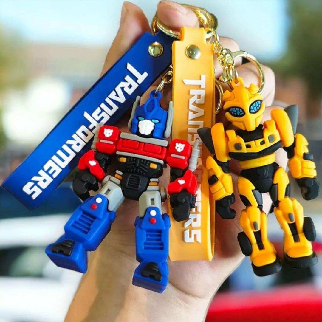 Transformers Keychain Action Figures Optimus Prime Bumblebee – The ...